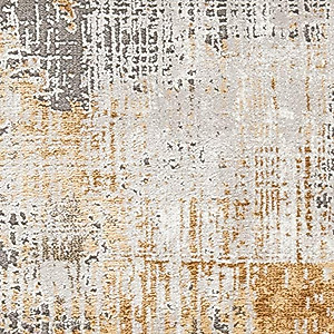 SAFAVIEH Craft Collection 6'7" x 9' Grey/Beige CFT874G Modern Abstract Non-Shedding Living Room Bedroom Dining Home Office Area Rug