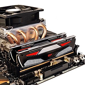 Silicon Power Gaming DDR4 16GB (8GBx2) 3200MHz (PC4 25600) 288-pin CL16 1.35V UDIMM Desktop Memory Module RAM - Low Voltage