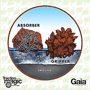 Safe Paw Pet Saltless Ice Melt for Various Terrain, 22 lbs and Traction Magic Quick Application All Natural Snow Melter, 15 Lbs Bucket