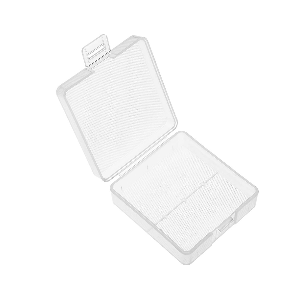 Heyiarbeit Battery Storage Case Holder Box for 2 9V Batteries, Clear Color (1 Pack)