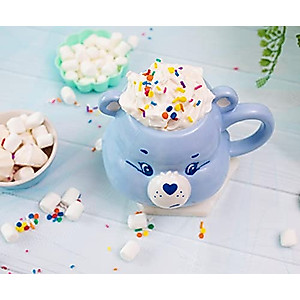 Care Bears Grumpy Bear 3D Sculpted Ceramic Mug | Holds 20 Ounces