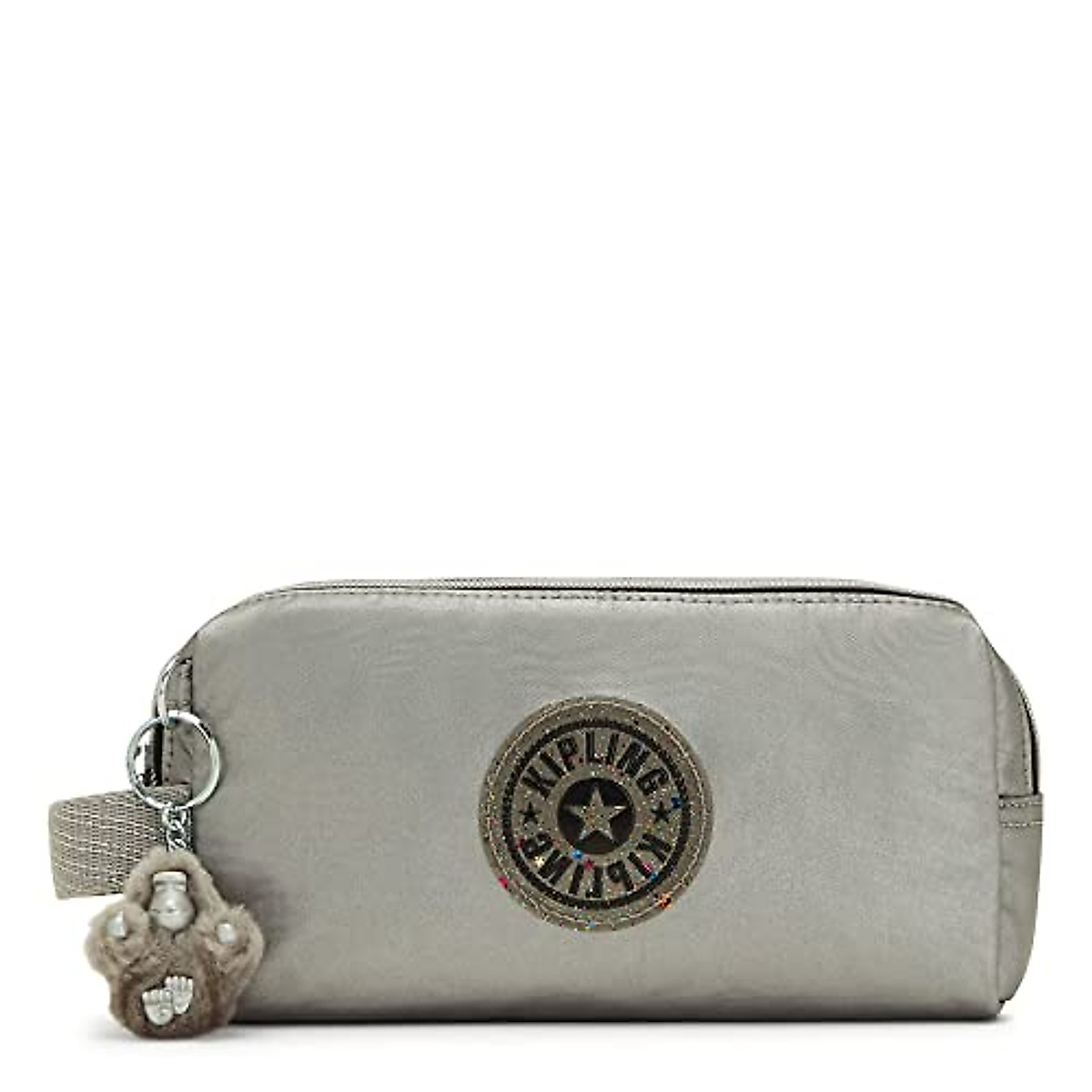 Kipling Garri Pouch Glitter Pop Silver