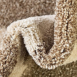 Rugs.com Lattice Collection Rug – 9' x 12' Light Brown Medium Rug Perfect for Living Rooms, Large Dining Rooms, Open Floorplans