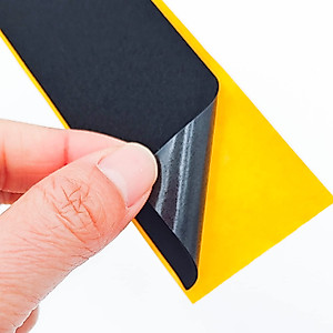 12 Piece Mini Finger Fingerboard Grip Tape,Foam Grip Tape Pro Fingerboard Tech Deck Performance Series，P-rep Professional Original Black Skateboard Fingerboard Foam Grip Tape Stickers,38mmX110mm