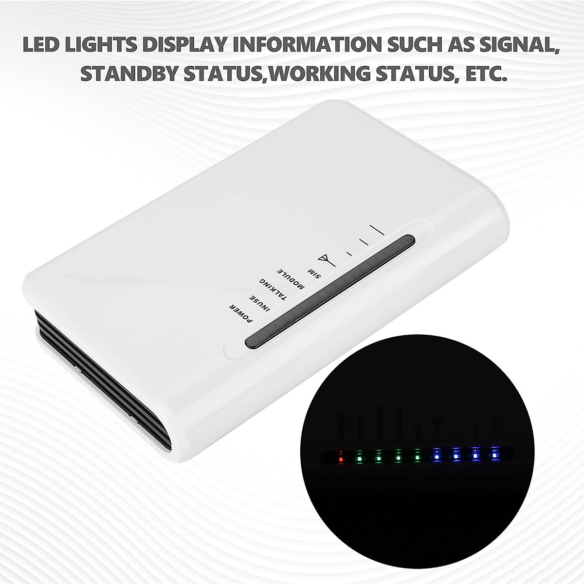 WirelessTerminal, Fixed Terminal Quad-Band GSM 850/900/1800/1900MHz Alarm 100-240V for Home(US Plug)