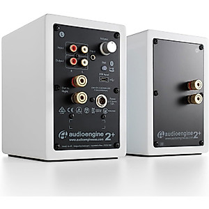 Audioengine A2+ 24 Bit Wireless Bluetooth Desktop Speakers - 60W Computer Speakers for Music and Gaming