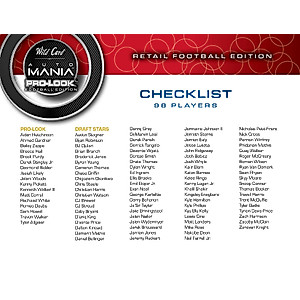 2022 Wild Card Auto Mania Pro Look Football Retail Edition Box Brock Purdy RC 4 Autographs Per Box