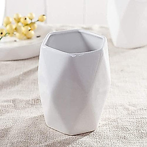 DVTEL Ceramic Mouthwash Cup Sanitary Suit Household Toothbrush Sanitary Suit 5-Piece Set (Color : Khaki)