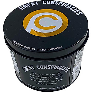 2019 DE Great Conspiracies PowerCoin Flat Earth 2 Oz Silver Coin 10$ Palau 2019 Proof