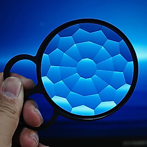 Jorixxy 77mm Handheld Kaleidoscope Glass Prism Camera Filter Variable Number of Subjects SLR Photography Accessories