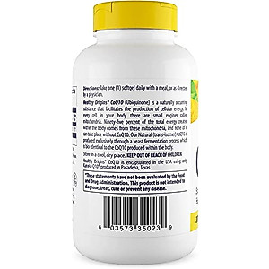 Healthy Origins CoQ10 (Kaneka Q10), 300 mg - Heart Health & Energy Supplement - Gluten-Free & Non-GMO Supplements - 150 Softgels