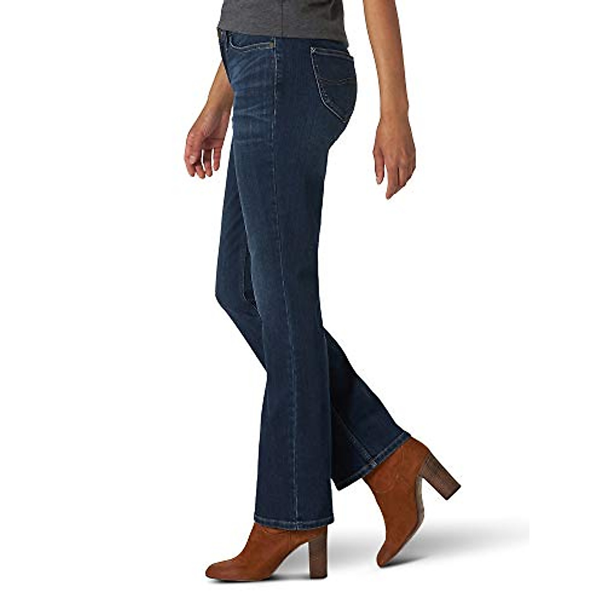 Lee Women's Legendary Mid Rise Bootcut Jean Compass 12