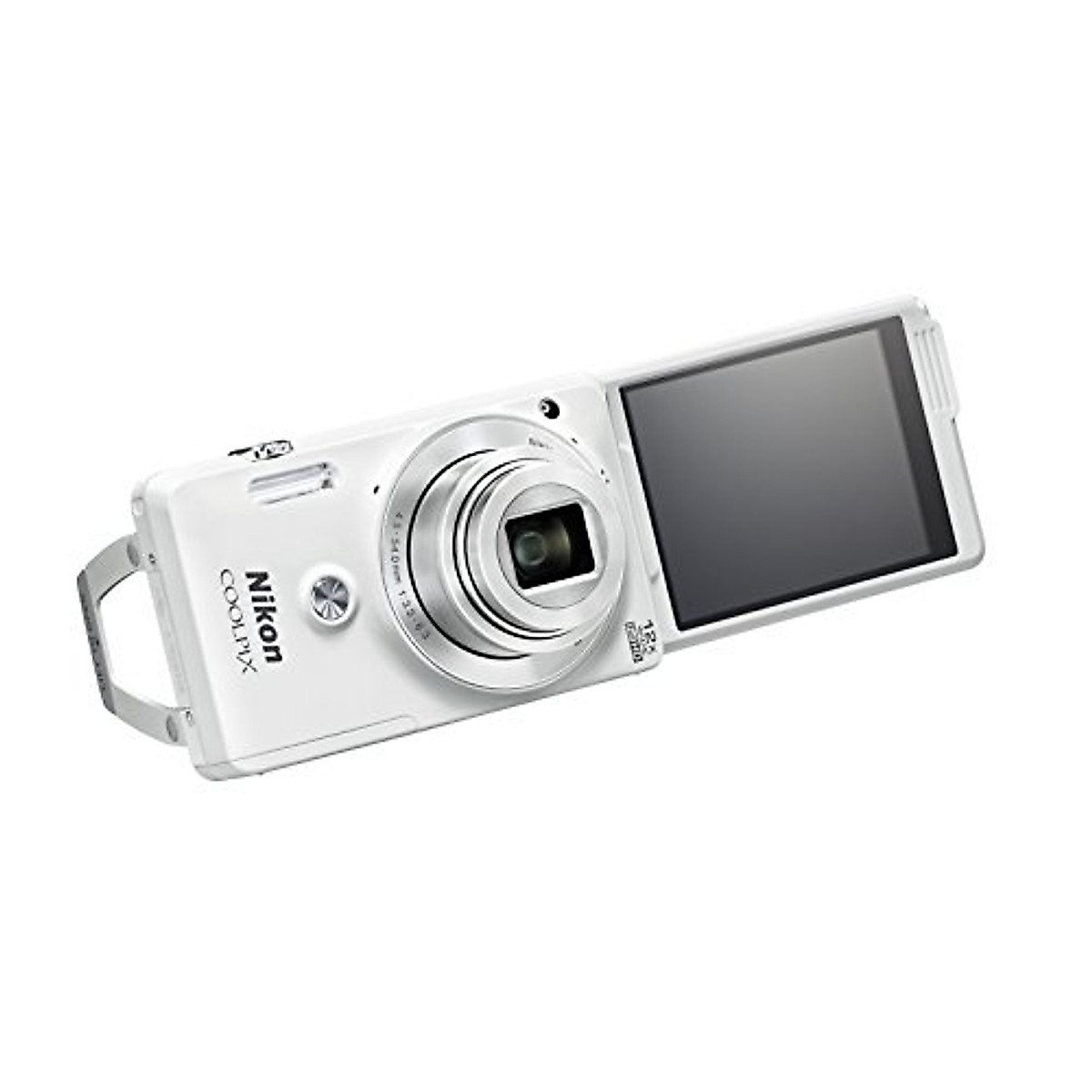 Nikon COOLPIX S6900 16MP Digital Camera with 12x Zoom, Natural White (International Version, No Warranty)