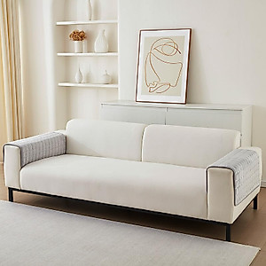 JIAN YA NA Armrest Covers, Sectional Couch Cover, Anti-Slip Sofa Slipcover for Pets Kids - Furniture Protector Sofa Covers for 3 Cushion Couch Loveseat Recliner L Shaped Armrest Backrest (Only 1 Pcs)