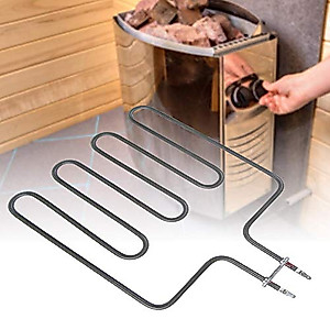 TOPINCN Stainless Steel Sauna Electric Heat Tube Straight Heat Sauna Heating Elements Component Heating Elements for Sauna Stove(SCA-2000W)