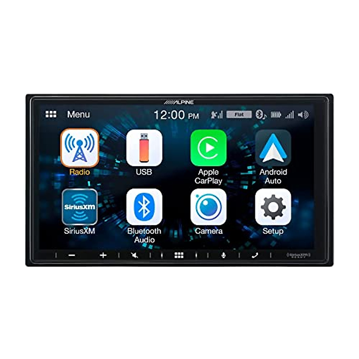 ALPINE iLX-W650 7" Digital Media Bluetooth Carplay Receiver+License Plate Camera