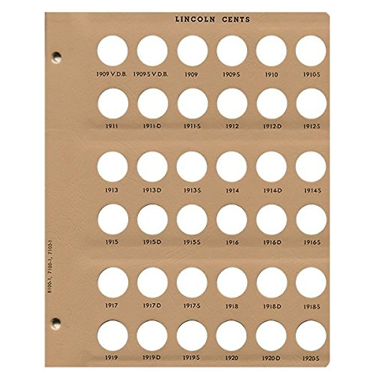 Dansco US Lincoln Cent Coin Album 1909 - 2009 #7100