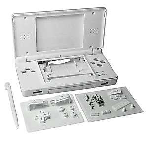OSTENT Full Repair Parts Replacement Housing Shell Case Kit for Nintendo DS Lite NDSL Color White