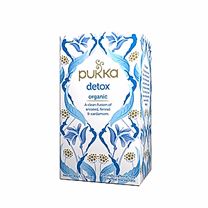 Pukka Organic Detox Tea, Aniseed, Fennel and Cardamom, Perfect for Inner Reset, Pack of 3 (60 Tea Bags)