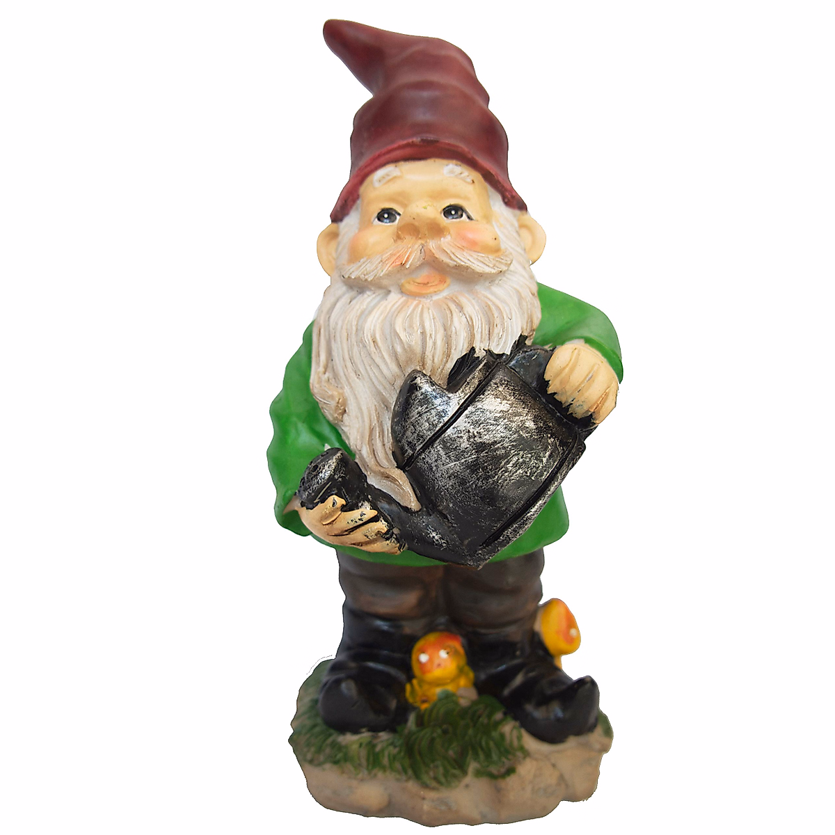 9.5 inch Green Garden Gnome with Water Can Y