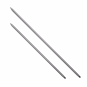 Kütral Vertical Skewer, Shawarma stand (9- and 12-Inches spike) Brazilian Skewer for Tacos Al Pastor,This Vertical Barbeque Grilling Rack Comes with Silicone Basting Brush