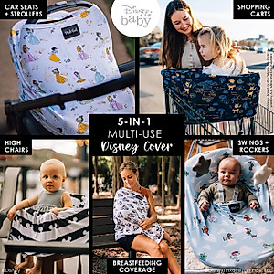 Milk Snob Original Disney Princess 5-in-1 Cover, Added Privacy for Breastfeeding, Baby Car Seat, Carrier, Stroller, High Chair, Shopping Cart, Lounger Canopy - Newborn Essentials, Nursing Top