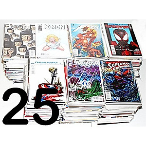 Marvel DC Various Collector Starter Set Comic Books, Pack of 25
