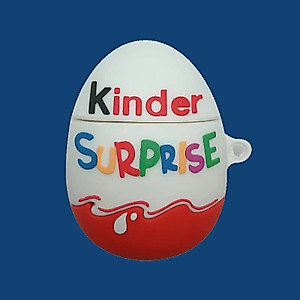 New Creative Airpods 2/1 case, Funny and Cute, Cartoon Trend Design, Suitable for Men, Women, Teenagers, Apple Airpod case (Fun Egg)