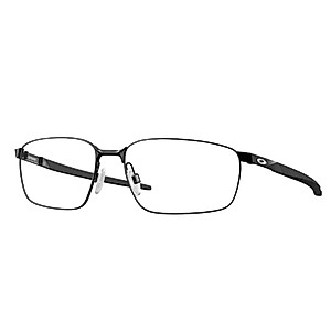 Oakley Men's Ox3249 Extender Rectangular Prescription Eyewear Frames, Satin Black/Demo Lens, 58 mm