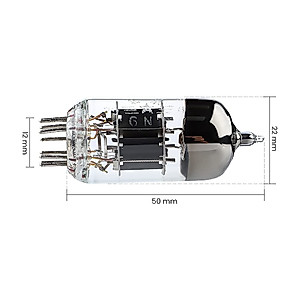 2pcs 6N1 Vacuum Tube Amp Class J Military Vrade Valve Replace ECC85 6H1n 6AQ8 for HiFi Audio Amplifier Enhance Sound (Color : 2pcs)