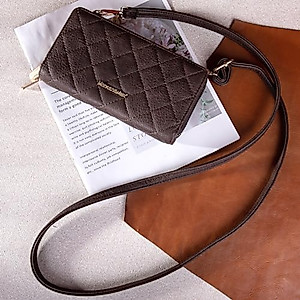 Montana West Crossbody Wallet for Women Dual Zipper Compartment Wristlet Purse Clutch Shoulder Bag MWC-209CF