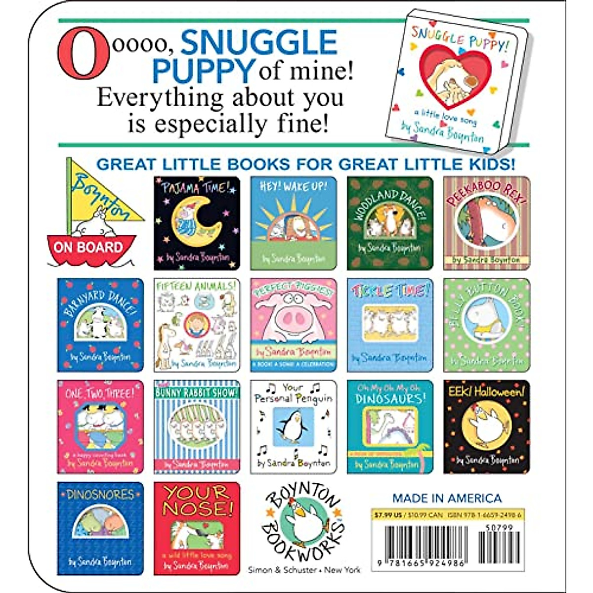 Snuggle Puppy!: A Little Love Song (Boynton on Board)