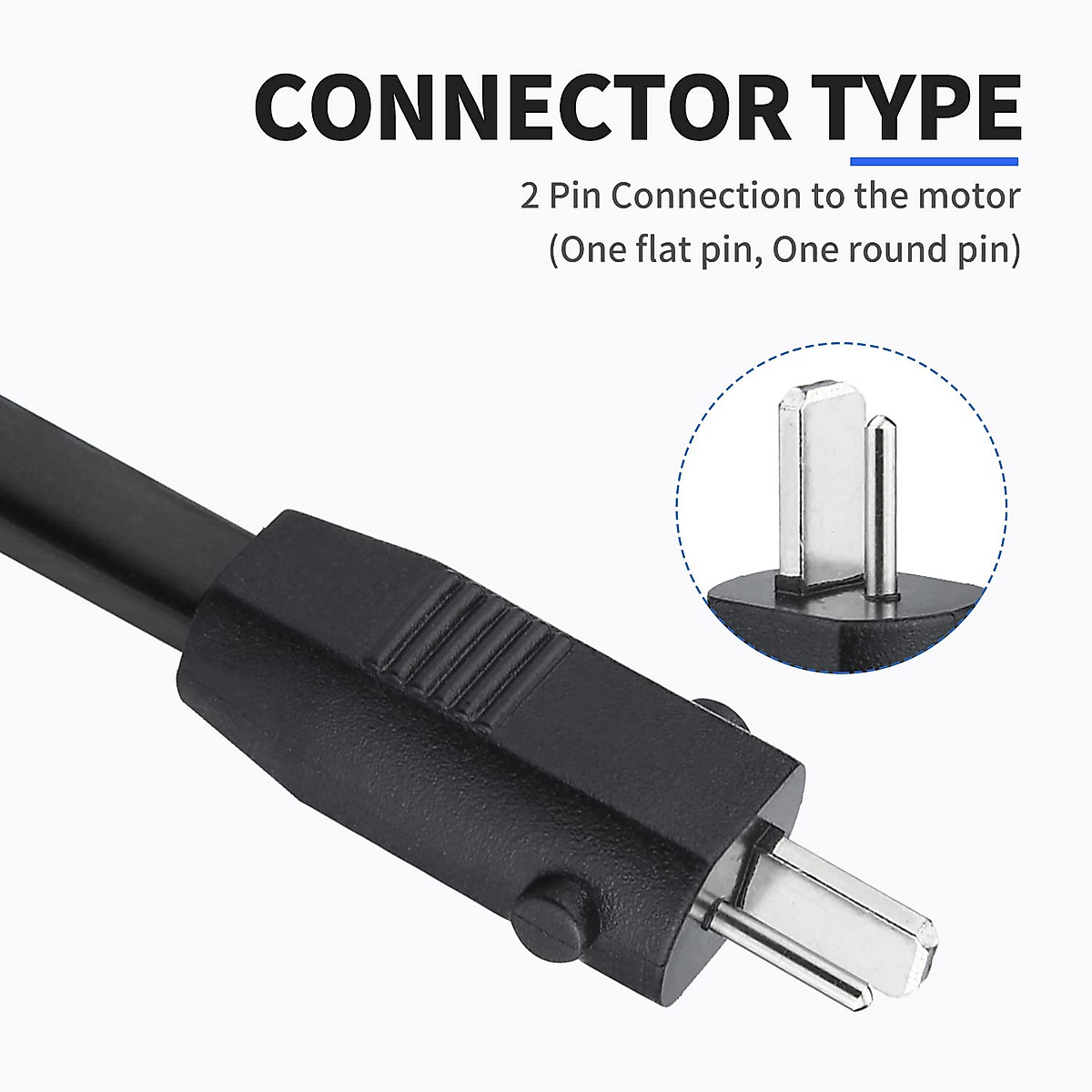 Tecreddy Recliner Extension Cord 6 Feet Replacement Power Supply Cable for Okin Limoss Lazy boy Pride Catnapper Lift Chair Power Recliner