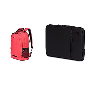 SwissGear Cecil 5505 18-inch Laptop Backpack and 13-inch Laptop Sleeve
