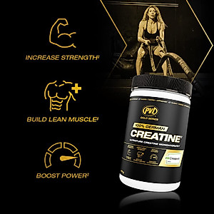 PVL Creapure Creatine - 100% Pure German Creatine monohydrate Powder - 82 Servings - 410 g