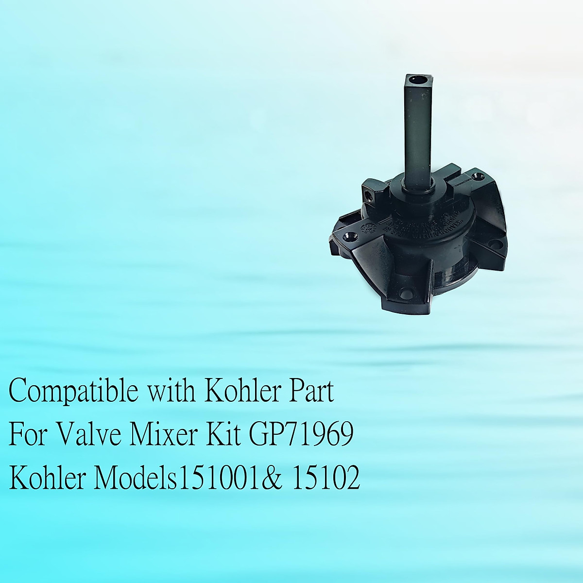 ALITZ Replacement Shower Faucet Cartridge Compatible with Kohler PART GP71969 VALVE MIXER KIT/Compatible for Kohler Models 151001 and 15102 Square plastic stems and O-ring and lubricant included.