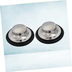 Zerodeko 6 Pcs Bathtub Drain Plug Bathtub Stopper Tub Drain Stopper Bath Tub Plug Garbage Disposal Plug Sink Stopper Kitchen Sink Plug Sealing Water Cover Stainless Steel