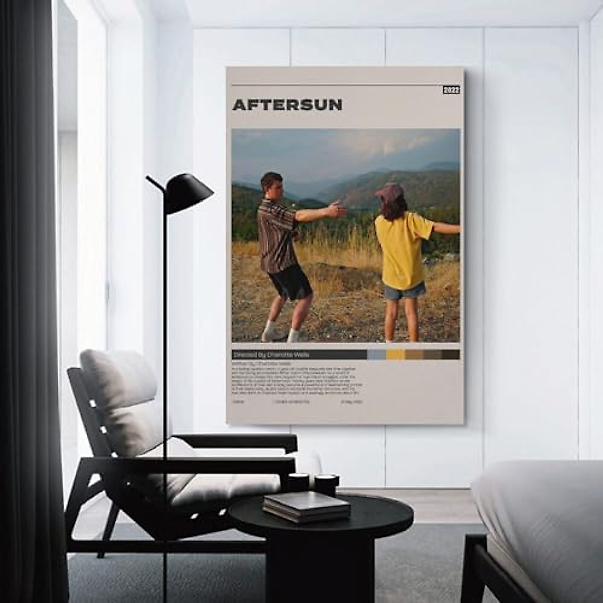 Aftersun Movie Poster Minimalist Film Posters (4) Canvas Painting Wall Art Poster for Bedroom Living Room Decor 08x12inch(20x30cm) Unframe-style