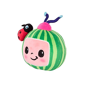 CoComelon 8-Inch JJ & Melon Plush 2-Pack - Officially Licensed - Soft Squishy Stuffed Animal Doll Toy Figures - Easter Basket Stuffer Gift for Kids, Boys, Girls, Toddlers, Preschoolers - Ages 1-3