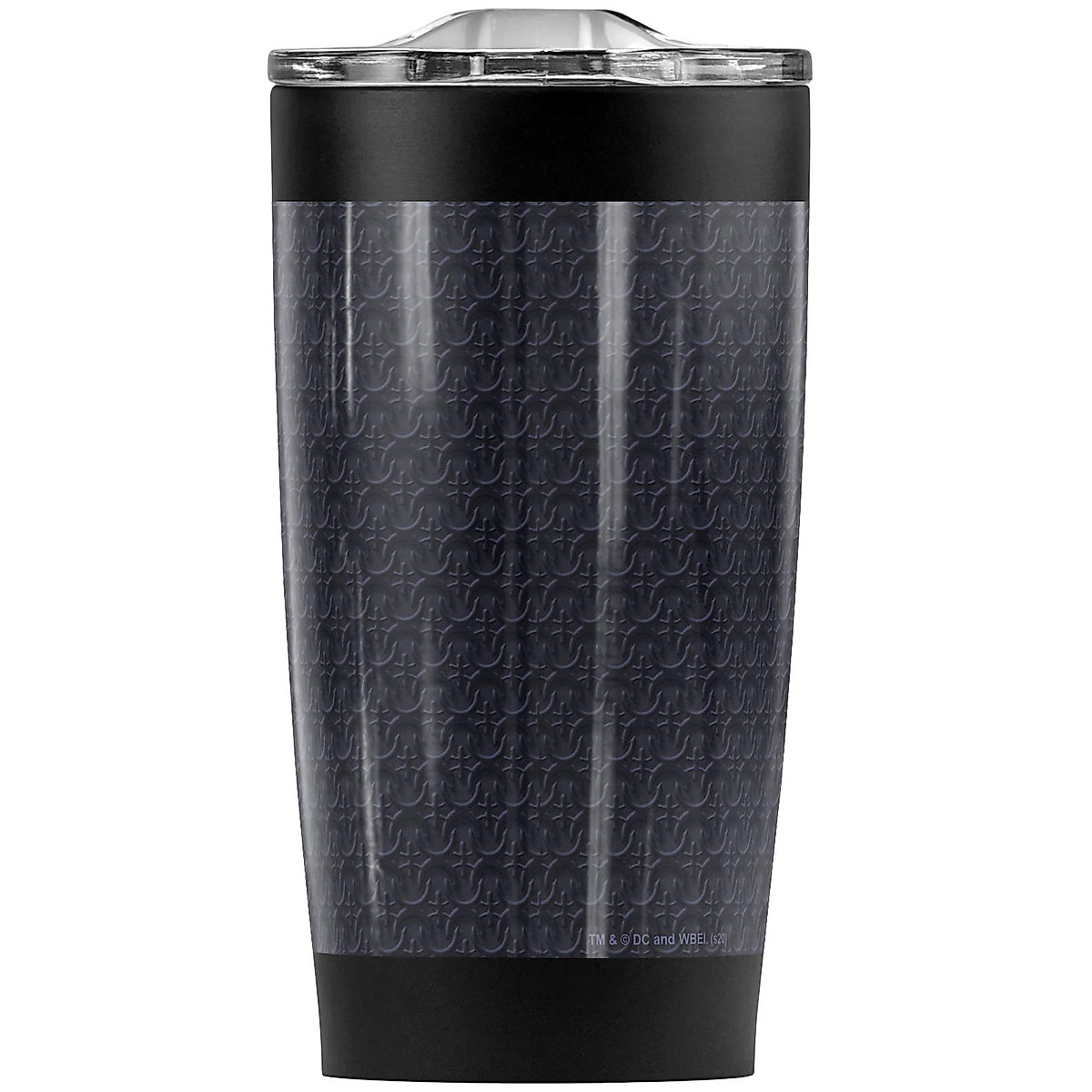 Justice League Movie Superman Logo Stainless Steel Tumbler 20 oz Coffee Travel Mug/Cup, Vacuum Insulated & Double Wall with Leakproof Sliding Lid