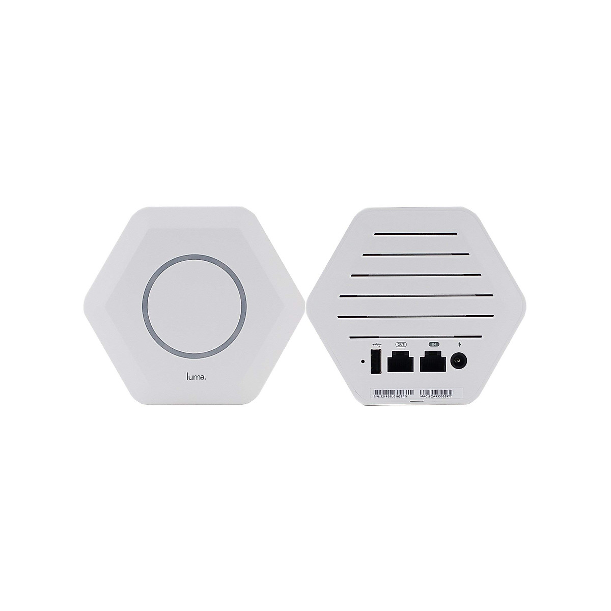 Luma Whole Home Wireless Router 3 Pack - Replaces Wi-Fi Extenders Routers, Free Virus Blocking, Free Parental Controls, Gigabit Speed, Dual Band, White (Renewed)