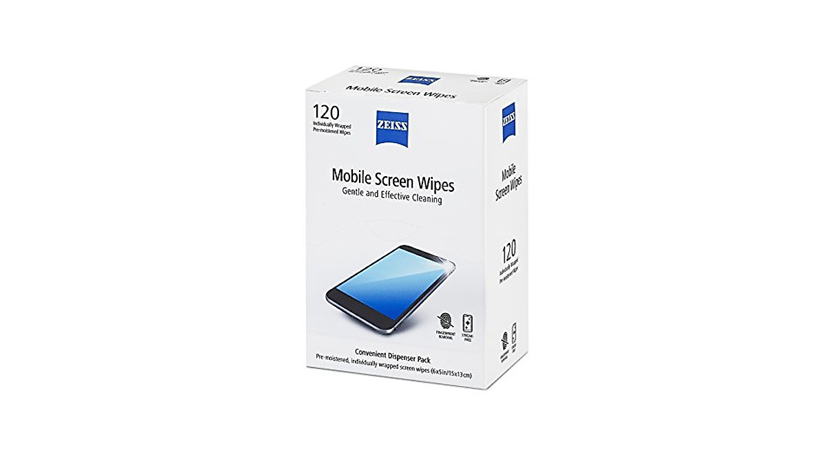 Zeiss Mobile Screen Wipes - Clean Without Streaks