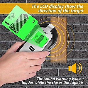 Stud Finder Sensor Wall Scanner - 4 in 1 Electronic Stud Sensor Beam Finders Wall Detector Center Finding with LCD Display for Wood AC Wire Metal Studs Joist Detection