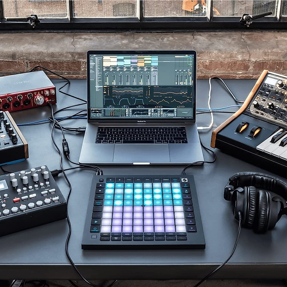 Novation Launchpad Pro MK3, MIDI 64-Grid Controller and Sequencer for Ableton Live, Logic Pro and Hardware, 64 Sensitive RGB Pads, Dynamic Note Playing, Chord and Scale Modes