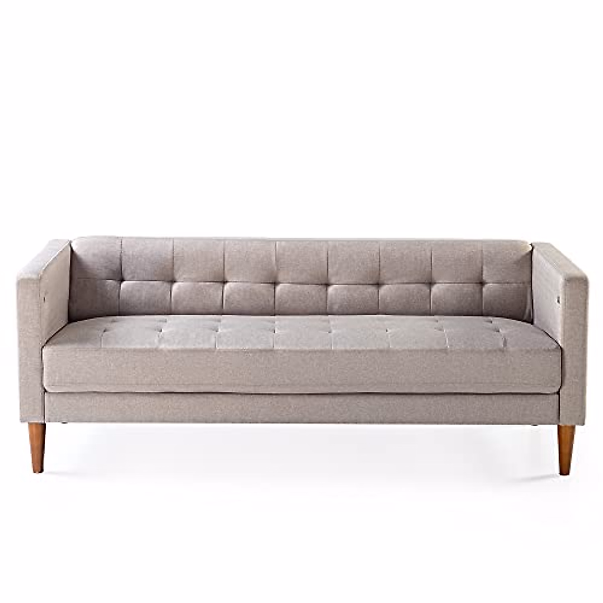 ZINUS Pascal Sofa with USB Ports / Tool-Free, Easy Assembly, Oatmeal