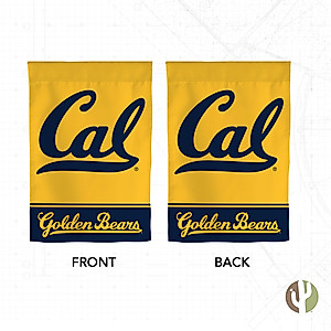 Desert Cactus University of California Berkeley UCB Garden Flag – 19 x 12 inch Golden Bears Banner, For Outdoor Display and Events (Design B)
