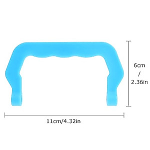 POPETPOP 10pcs Cage Handle Replacement Tray for Dog Crate Chinchilla Cage Bird Cage Accessories Bird Accessories for Cages Animal Crate Cage Lifting Handle Travel Heavy Plastic