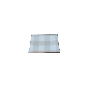 Jininworl Custom Size Seat Cushions, Non-Slip Bay Window Seat Cushions,Outdoor/Indoor Plaid Fabric Bench Pad Chair Pads for Patio Porch Swing Garden Kitchen (Beige and White, 60" x 15" x 2")