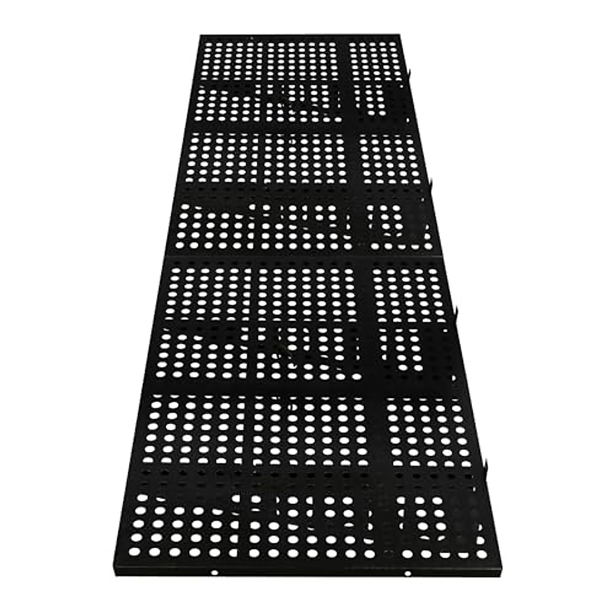 DDYOOK 2Pcs Garage Wall Shelves, 24" x 72'' Garage Storage Rack Floating Wall Shelves Garage Shelves Heavy Duty Sturdy Wall Shelves Wall Mounted Shelves with 4 Hooks for Shop, Shed, Garage Storage