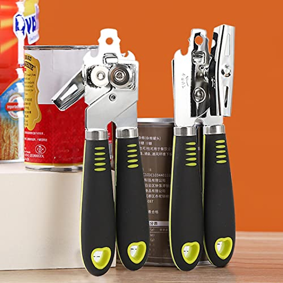 Can Opener, Multifunctional Manual Can Opener - Bottle Opener